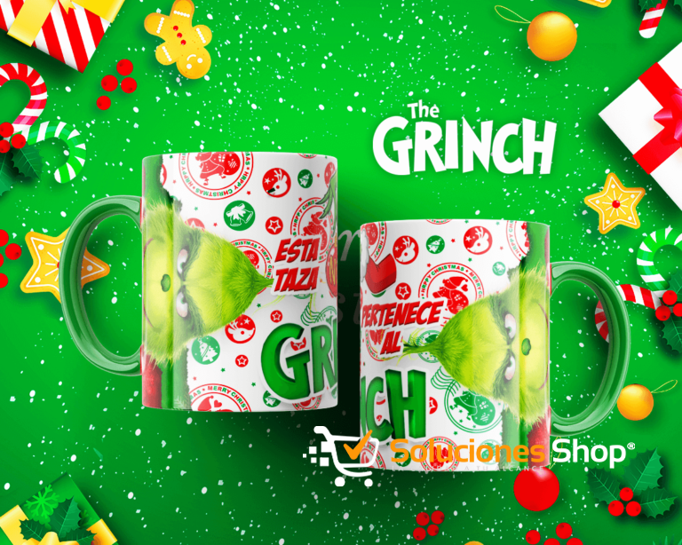 Tazas con diseño del Grinch | Soluciones Shop® Tienda Oficial | Costa Rica